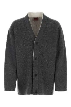 Zegna X The Elder Statesman Oasi V-neck Cardigan - Gray