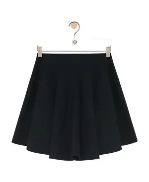 Loewe Skirt In Silk And Wool