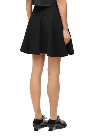 Loewe Skirt In Silk And Wool