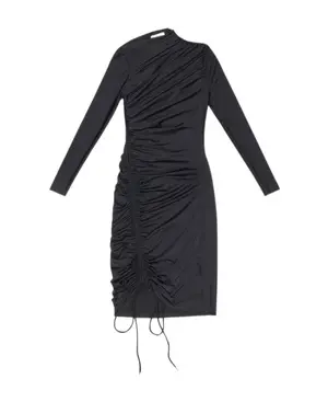 Balenciaga Asymmetric Drawstring Dress