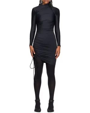 Balenciaga Asymmetric Drawstring Dress