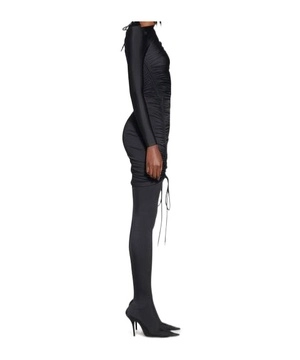 Balenciaga Asymmetric Drawstring Dress