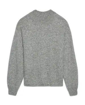Jacquemus Logo Detailed Knitted Jumper - Grey