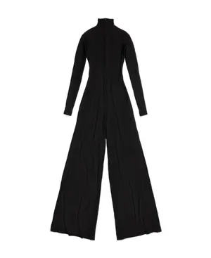 Balenciaga Ribbed Knit Turtleneck Jumpsuit