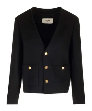 Celine Chasseur Jacket In Cashmere Flannel