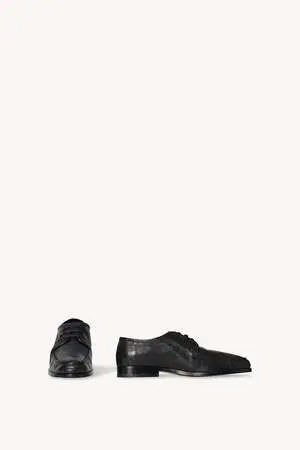 THE ROW Nino Derby Shoe - Black