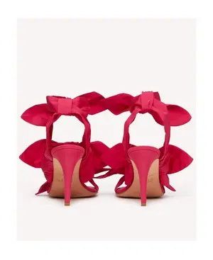 Red Valentino Valentino Bow Detailed High Heel Sandals - Red