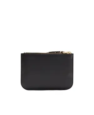 Comme Des Garçons Logo-printed Zipped Wallet