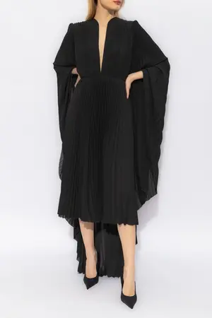 Balenciaga Pleated Maxi Dress