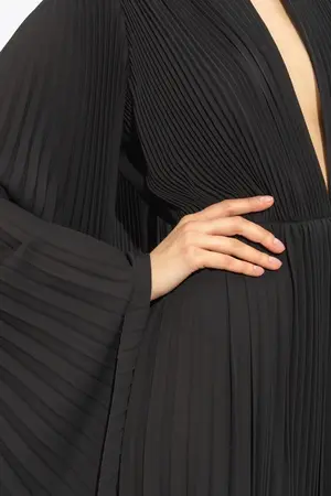 Balenciaga Pleated Maxi Dress