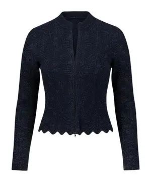 Alaïa Long-sleeved Knitwear - Black