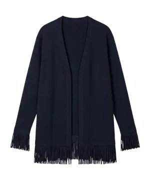 Alaïa Long Cardigan - Black