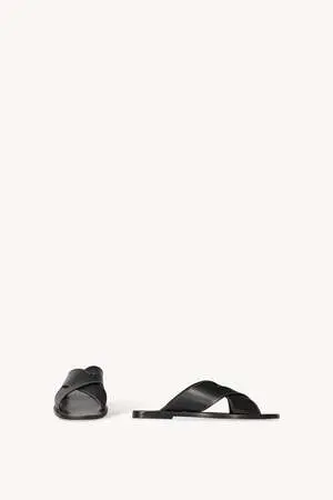THE ROW Link Sandal - Black