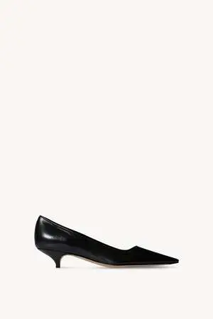 THE ROW Liisa Kitten Heel Pumps - Black