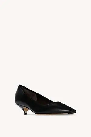 THE ROW Liisa Kitten Heel Pumps - Black
