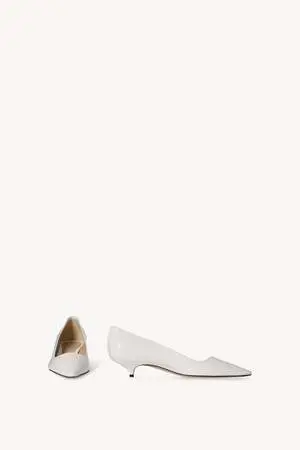 THE ROW Liisa Kitten Heel Pumps Paper