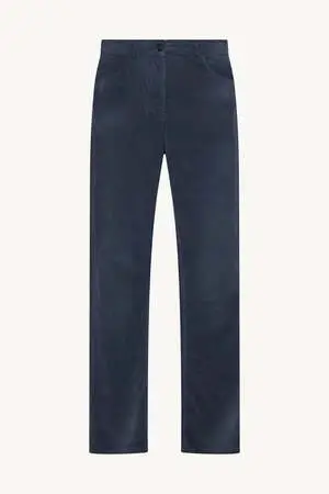 THE ROW Duvan Pant - Pewter Blue