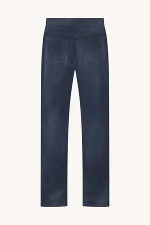 THE ROW Duvan Pant - Pewter Blue