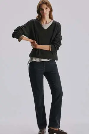 THE ROW Duvan Pant - Pewter Blue