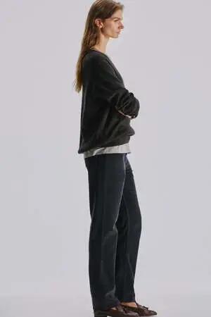 THE ROW Duvan Pant - Pewter Blue