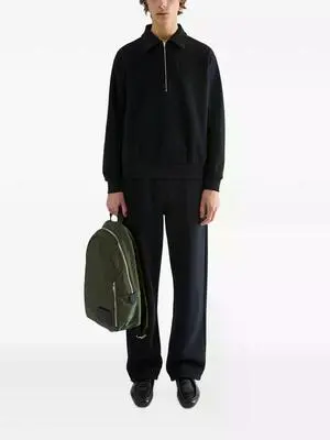 JIL SANDER Monogram-embroidered Jersey Track Pants