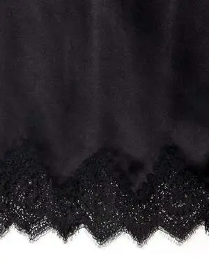 NILI LOTAN Thea Lace-trim Mini Skirt