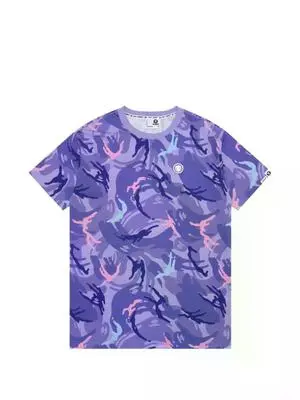 AAPE BY *A BATHING APE Moonface Camo-print T-shirt