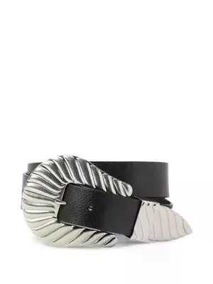 The Great. X Stetson Engraved-buckle Belt - Black