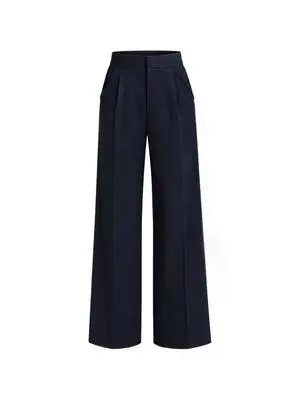 SA SU PHI Bogart Pleated Wide-leg Trousers - Blue