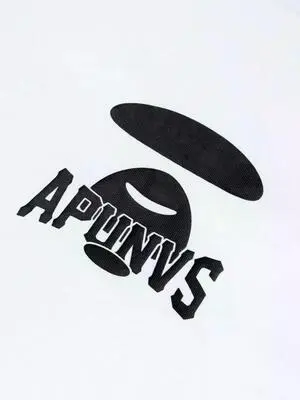 AAPE BY *A BATHING APE Moonface Graphic Print Tank Top - White