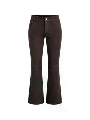 Stouls Dean Suede Trousers - Brown