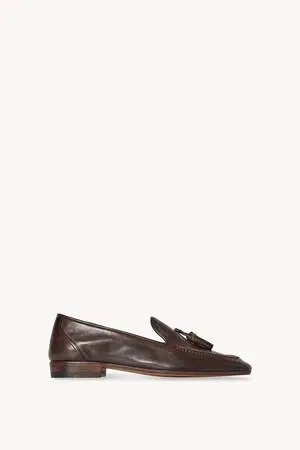 THE ROW Caden Loafer - Deep Brown