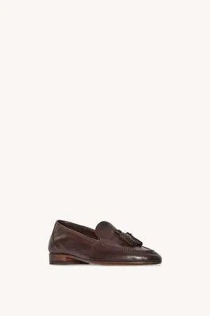 THE ROW Caden Loafer - Deep Brown