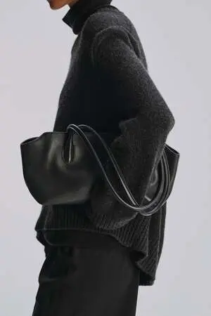 THE ROW Small Terrasse Bag - Black