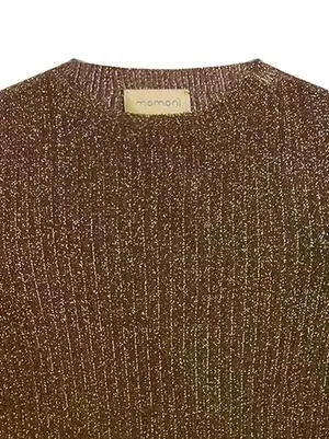 Momoni Ribbed Lurex Sweater