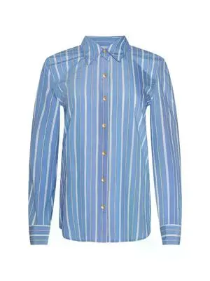 L'Agence Ellery Striped Shirt - Blue