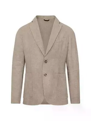 PATRICK ASSARAF Linen Blazer - Neutrals