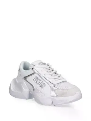 Versace Logo-print Panelled Sneakers