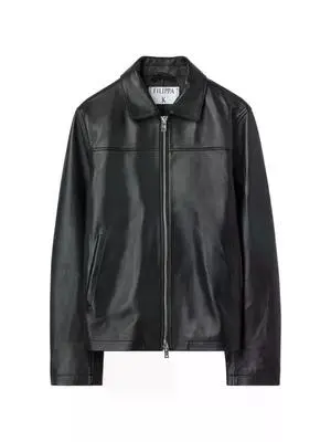 Filippa K Leather Coach Jacket - Black