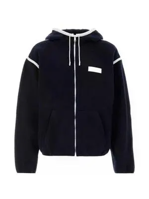 Givenchy Piped Wool Jacket With Drawstring Hood