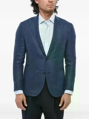 Corneliani Gate Peak-lapel Blazer - Blue