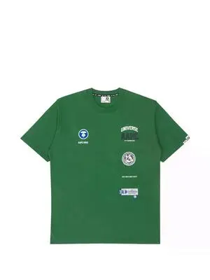 AAPE BY *A BATHING APE Moonface Patch Logo T-shirt