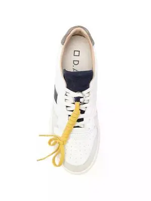 D.a.t.e. Court 2.0 Vintage Logo-print Panelled Sneakers