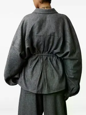 THELATEST Dalida Drawstring-waist Long-sleeve Shirt