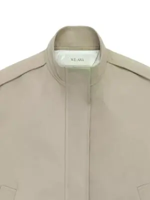 WE-AR4 Split Cropped Jacket - Neutrals