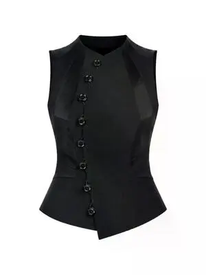 SHIRO SAKAI Asymmetric Wool Top