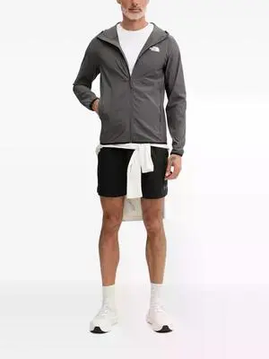 The North Face Logo-print Hooded Jacket - Grey