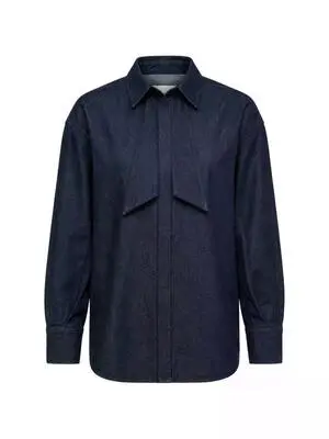 SA SU PHI Denim Lavallière Neck Shirt