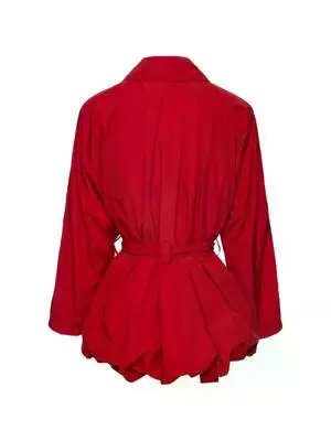 Magda Butrym Belted Bubble-hem Coat
