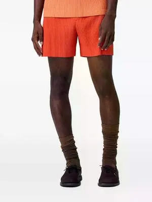 Issey Miyake Pleated Elasticated Bermuda Shorts